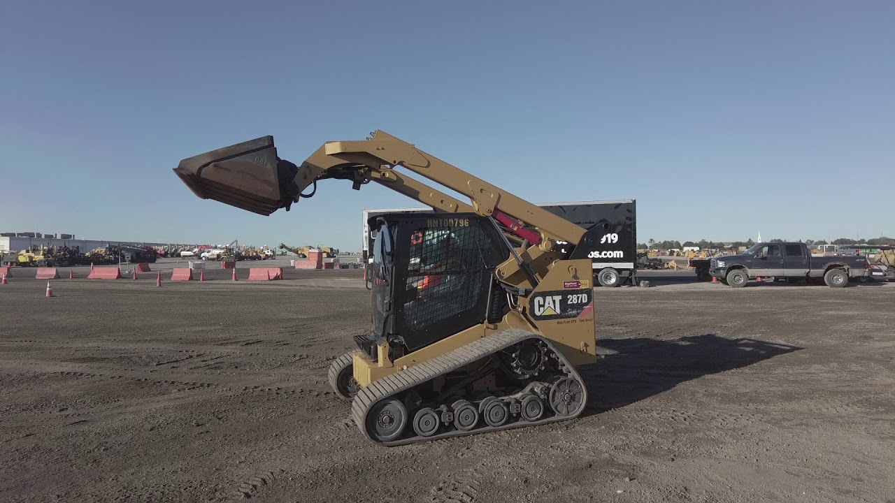 2016 Caterpillar 287D 2 Spd Multi Terrain Loader B89 24 0796 - YouTube