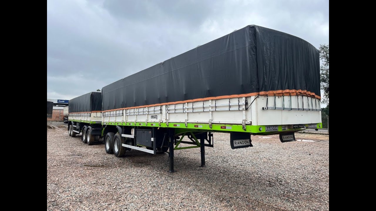 Carreta Rodotrem Randon Ano 2017/2017 verde Bitrem 9 Eixos - YouTube