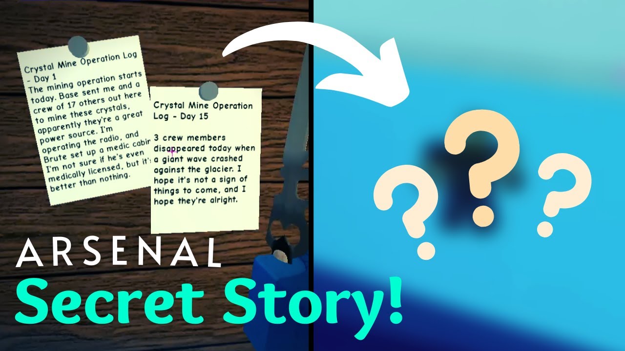 Arsenal Glacier Secret Story | Arsenal | Secret Story | Robloxian Gamer ...