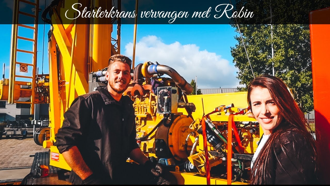 Starterkrans vervangen met Robin | Werkplaatsvlog - YouTube