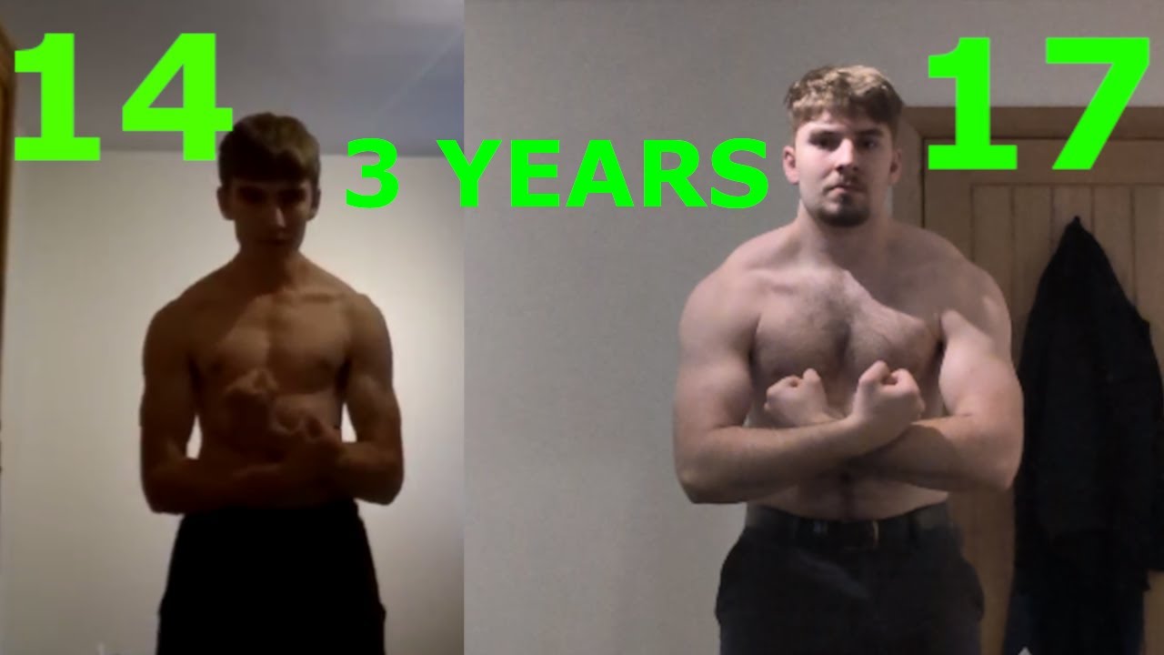 My 3 year realistic body transformation (+65lbs) - YouTube