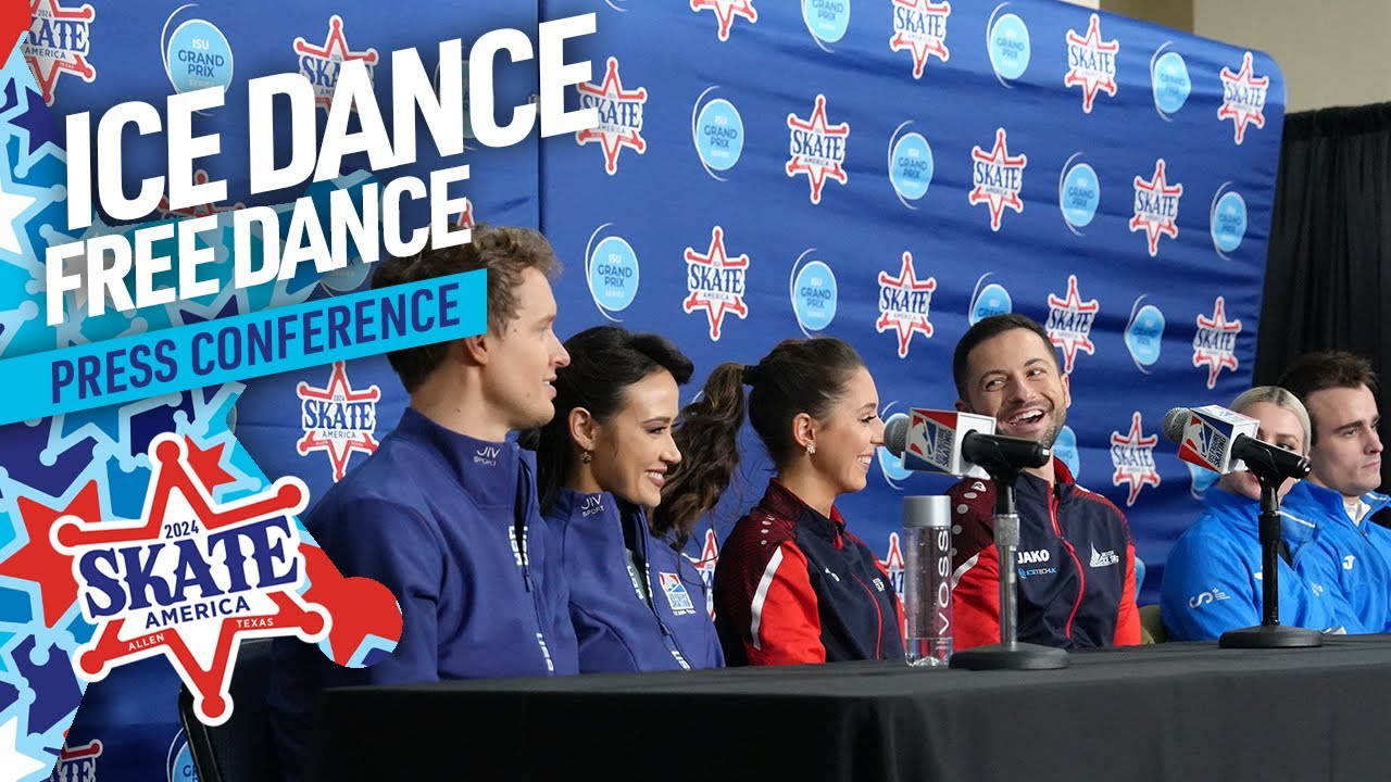 Ice Dance Free Dance Press Conference | 2024 Skate America ISU Grand ...