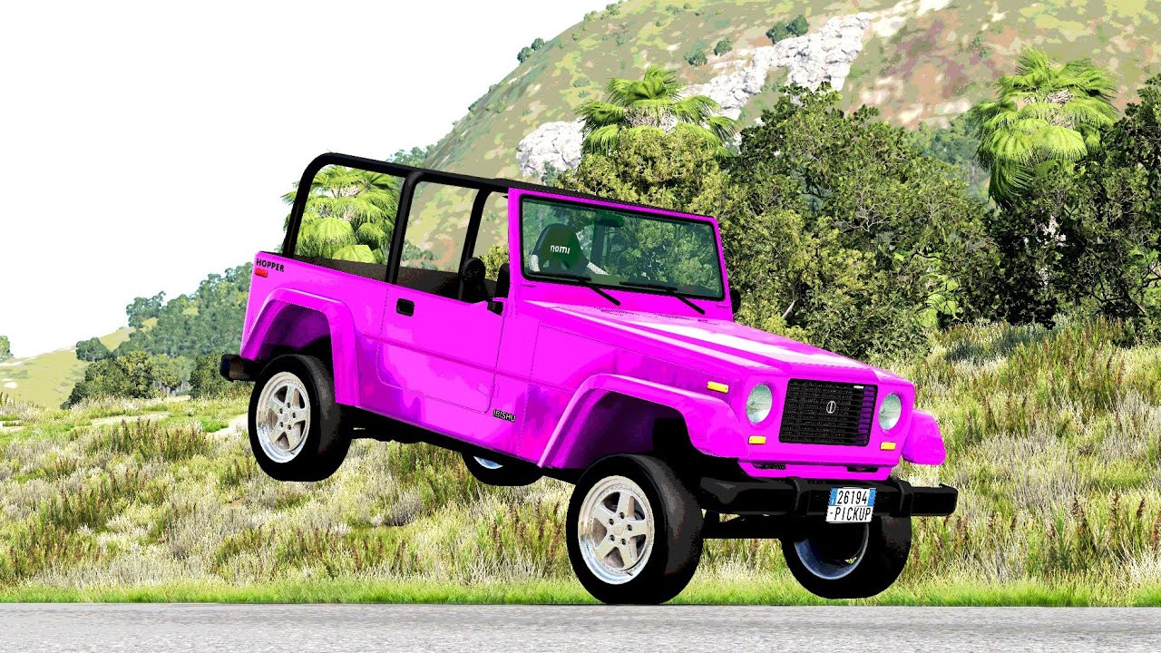 Realistic Hopper Trackday Jeep Driving in Italy - BeamNG.drive - YouTube