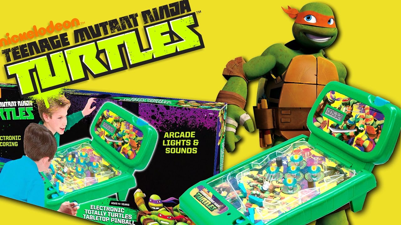 Teenage Mutant Ninja Turtles Electronic Tabletop Pinball | Arcade ...