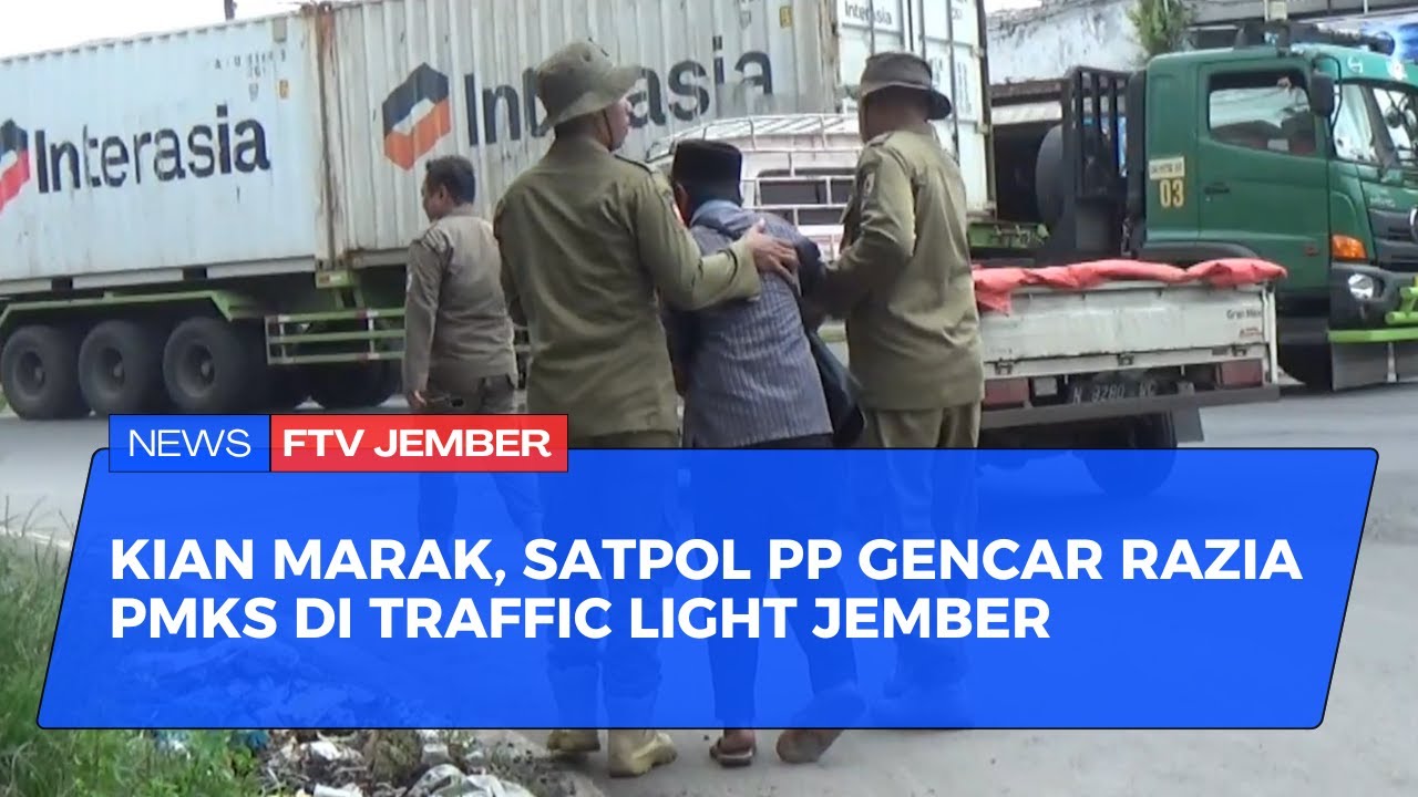 SATPOL PP JEMBER AMANKAN PENGAMEN DAN PENGEMIS - YouTube