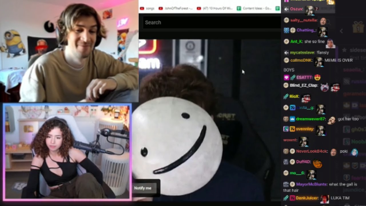 xQc reacts to Pokimane "Luka Tim" - YouTube