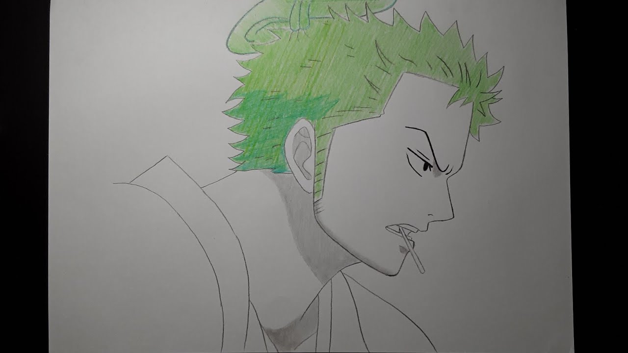 How to draw Zoro | One Piece | draw 55 - YouTube