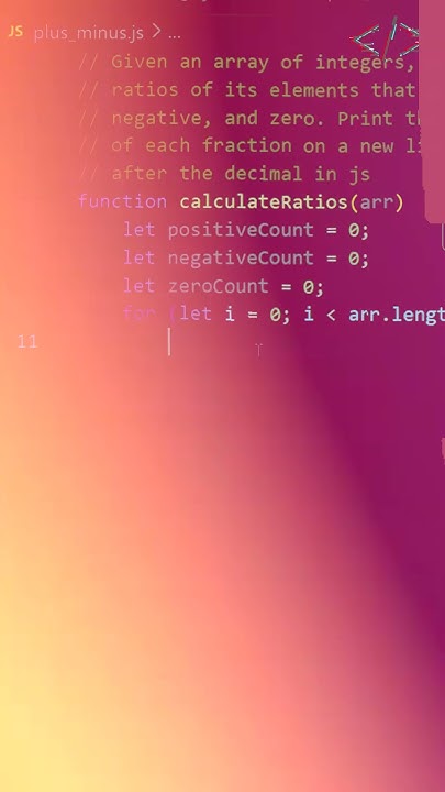 Plus Minus Hackerrank Interview Question Codewithkg Coding Youtube