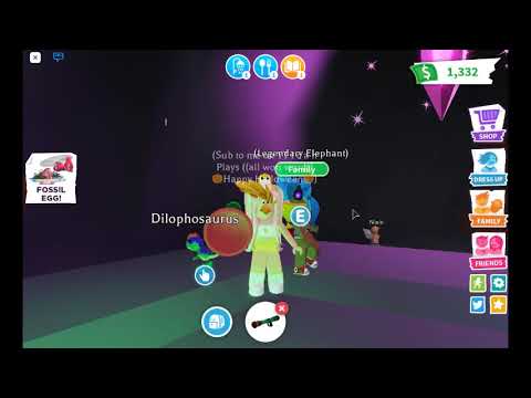 Roblox: Adopt Me - Making a Neon Dilophosaurus (New Fossil Update ...