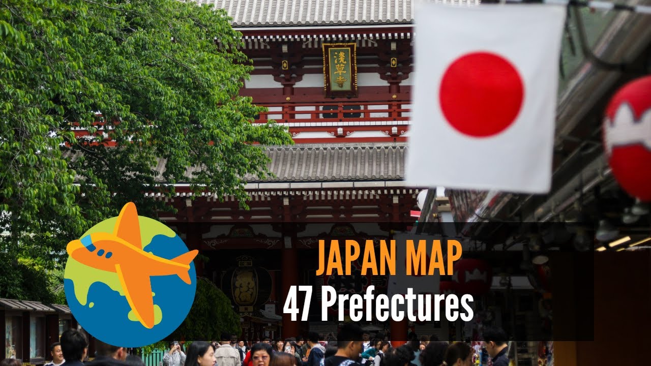 JAPAN MAP : 47 Prefectures - YouTube