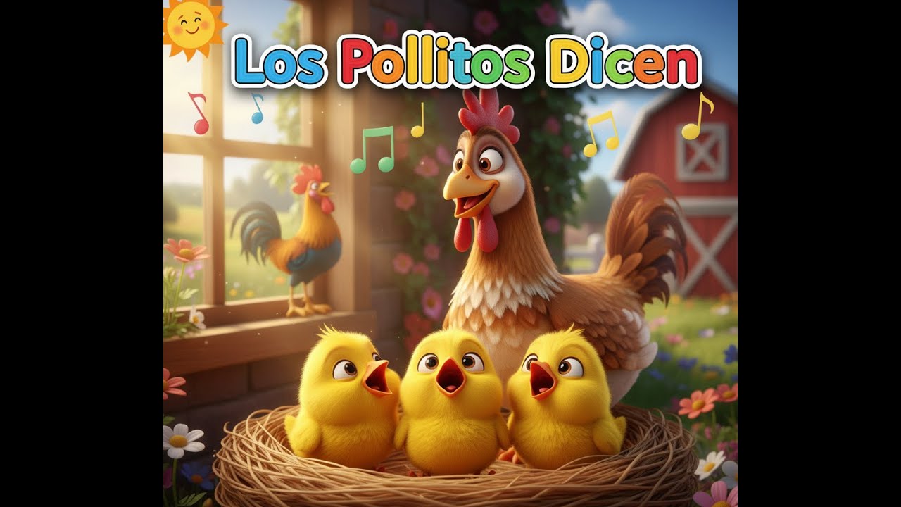 Los Pollitos Dicen - Canción de Cuna Infantil en español videos para ...