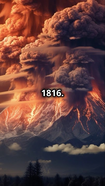 Year Without Summer: Mount Tambora 1815 - YouTube