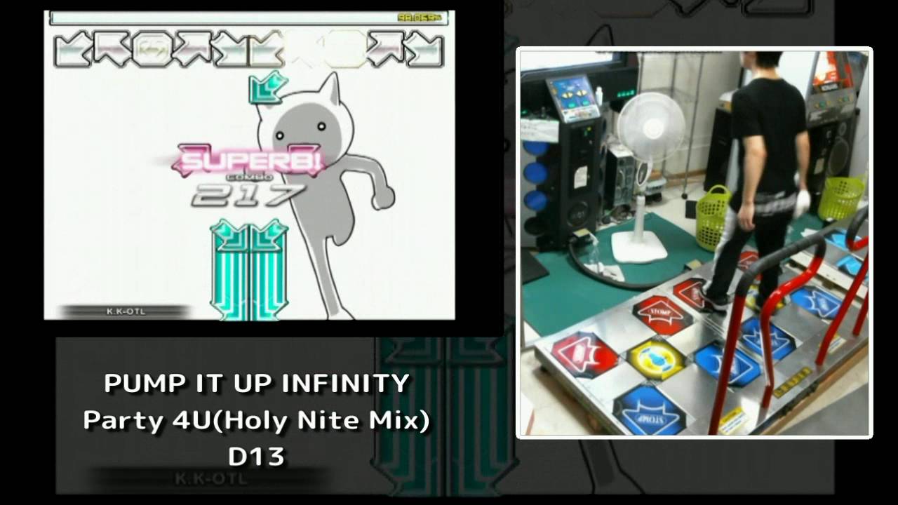 [PIU] Party 4U(Holy Nite Mix) D13 [INFINITY] - YouTube