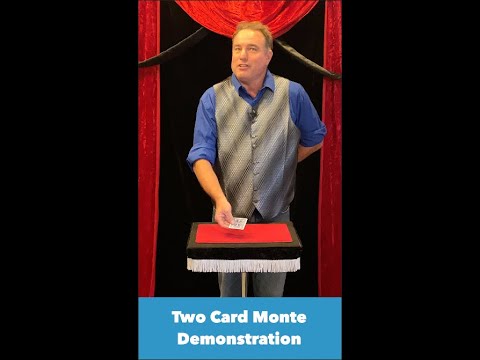 Two Card Monte Demonstration - from OKest Magic Inc. - YouTube
