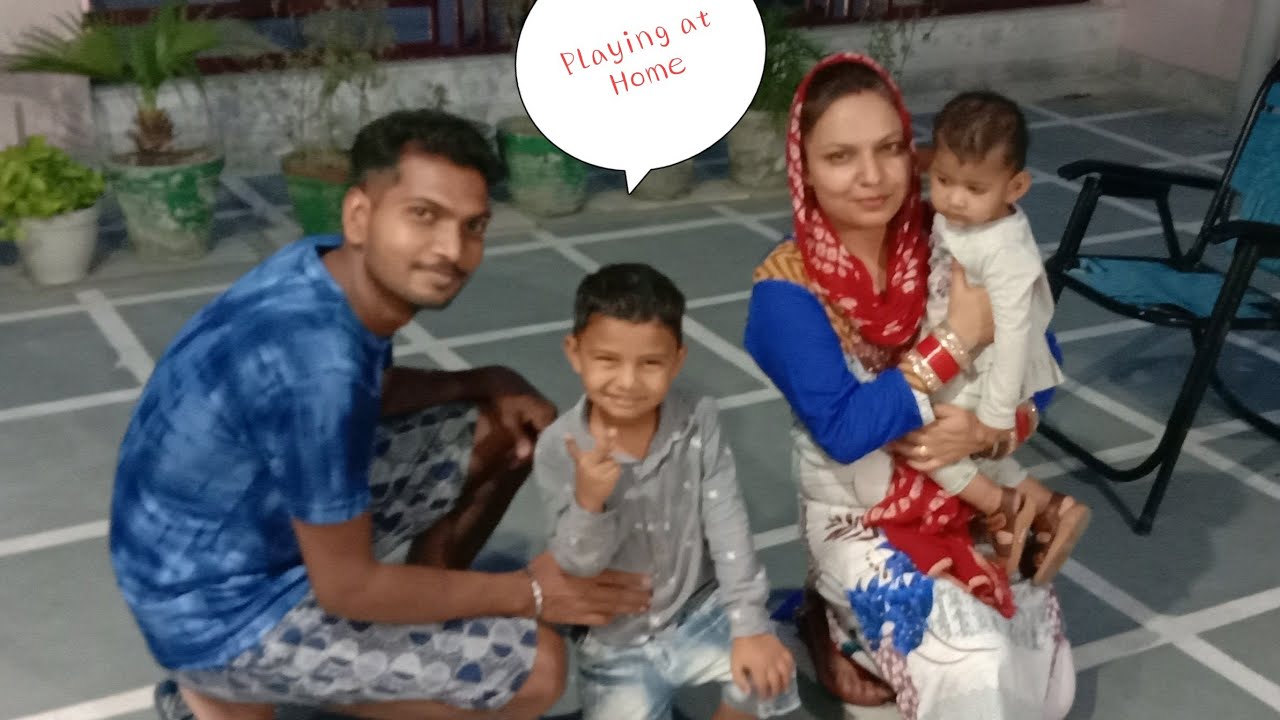 Pakdam Pakdai playing with Kids at Home - YouTube