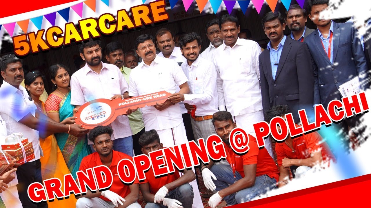 Grand Opening of #5kCarCare @Pollachi😍😍😍 | 5K CAR CARE - YouTube