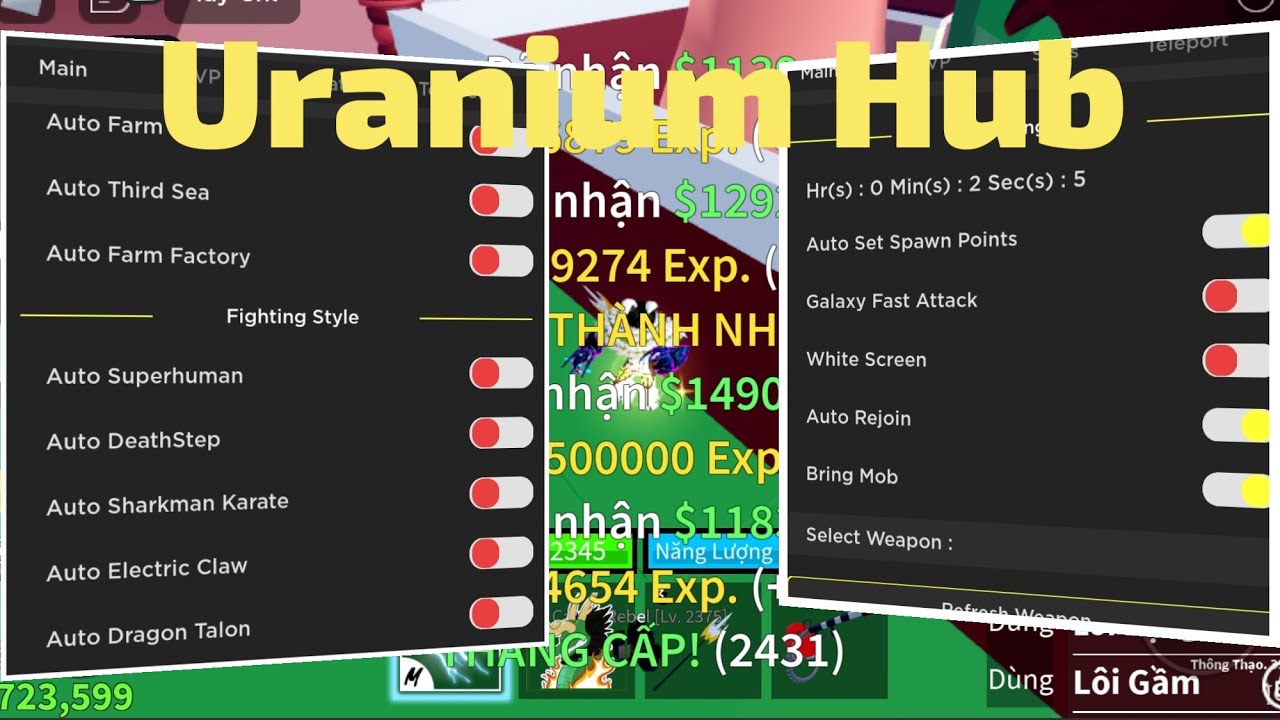 [Blox Fruit] Script Uranium Hub - Galaxy Fast Attack? • Drip Nerd - YouTube