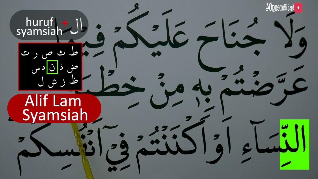 Mengurai Tajwid Surah Al Baqarah Ayat 235 Bag 1 Artinya Cara Baca