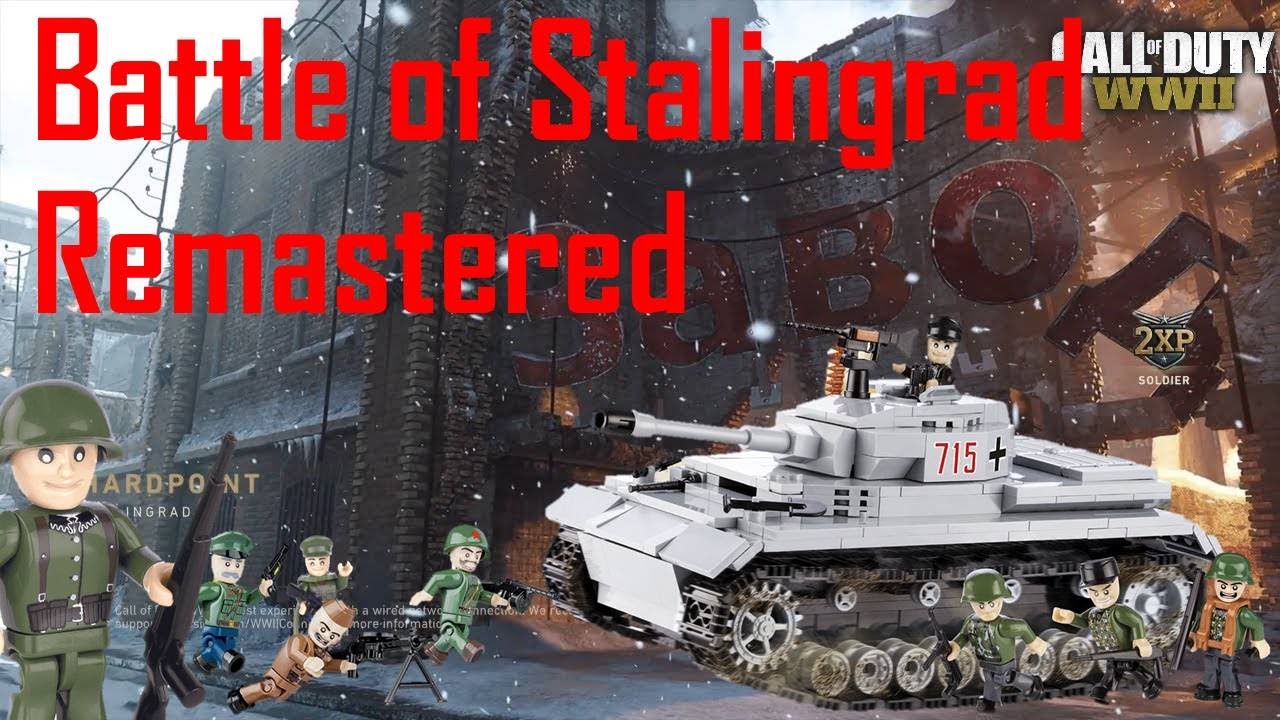 Lego/Cobi Battle of Stalingrad World War II Stop Motion Animation - YouTube