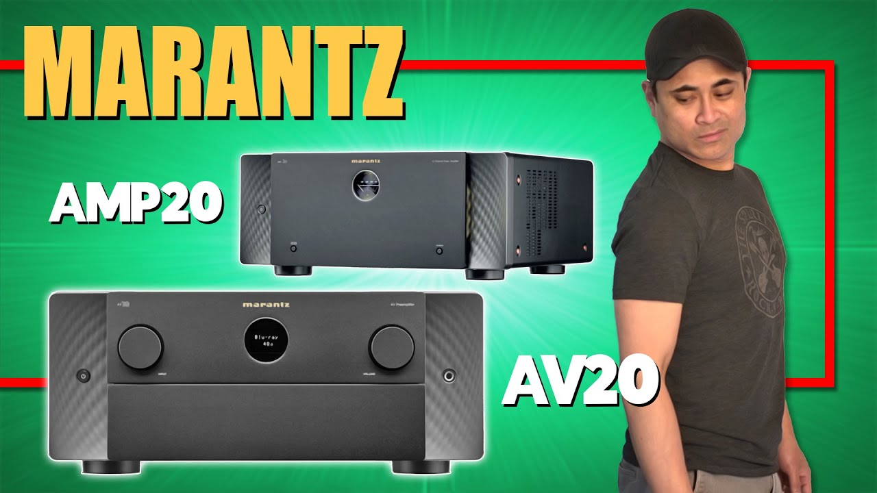 Marantz AV20 & AMP20! 13 Channel Home Theater Processor & 12 Channel ...