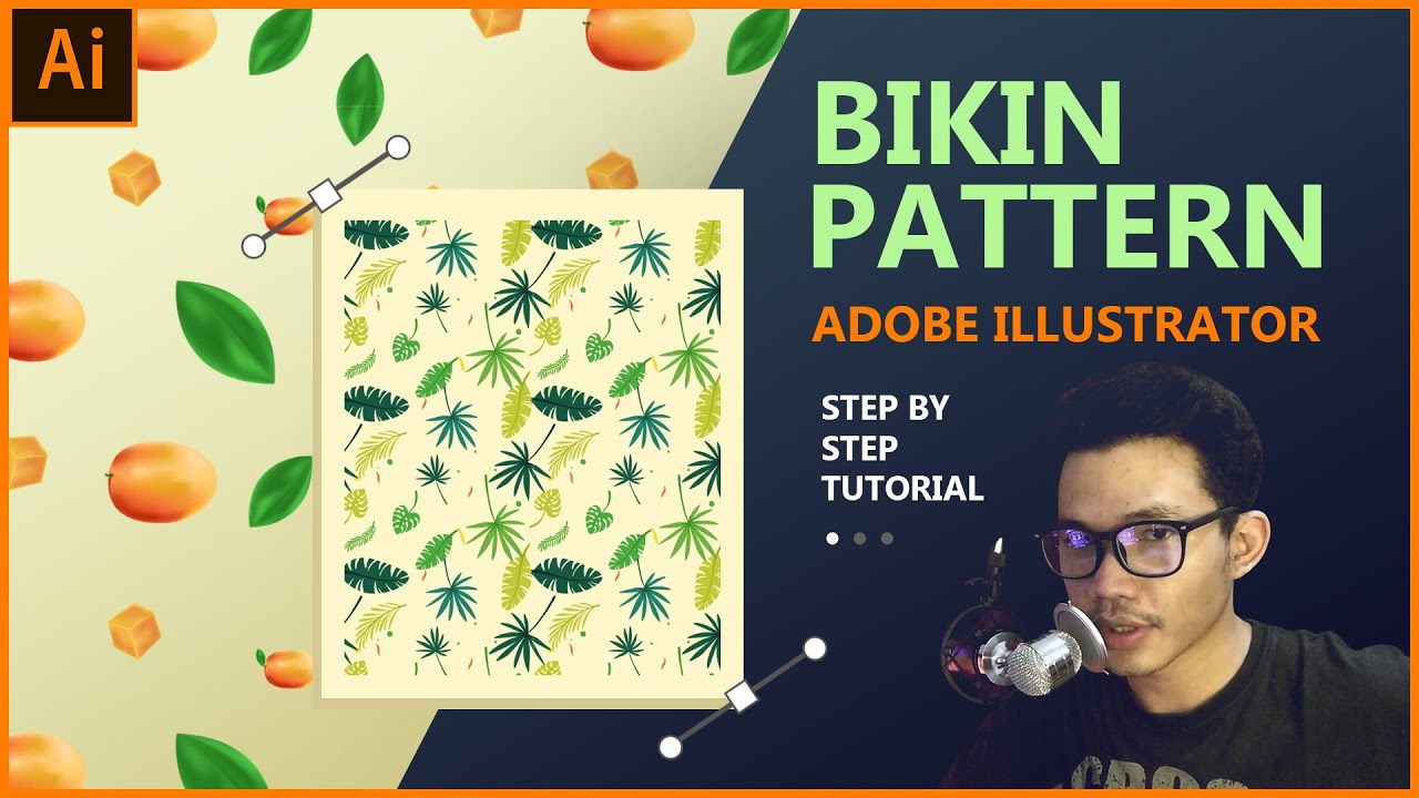 Tutorial Cara Bikin Pattern di Adobe #Illustrator - YouTube