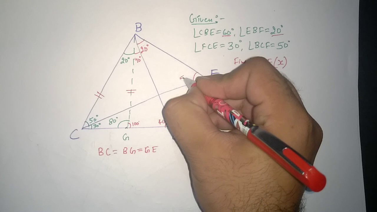 Only Genius can solve this geometry problem - YouTube