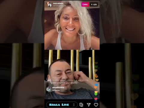 Serdar Ortaç Naz Çekem Instagram Canlı Yayını