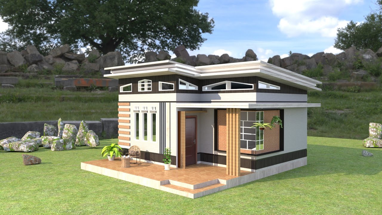 house modern design 5/50×6/20meter,1bedroom.#kitchen modern - YouTube