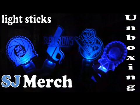 Unboxing - 4 Super Junior Jp. Light Sticks - official goods - SS5 & SS6 ...