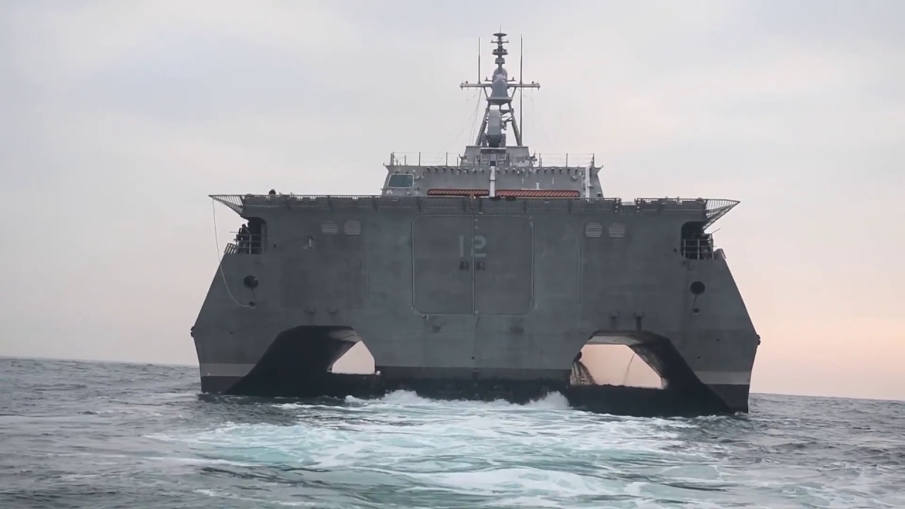 LCS 12 USS OMAHA Arrives at Naval Base San Diego 1/19/2018 - YouTube
