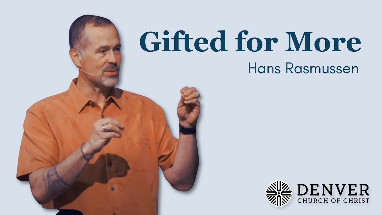 Gifted for More (Hans Rasmussen) - YouTube