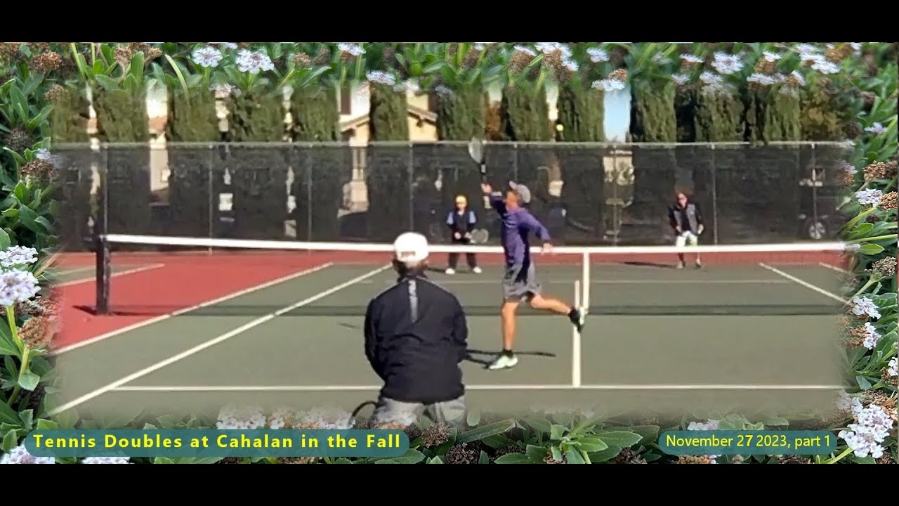 Cahalan Tennis Under Clear Skies, part 1 November 27, 2023 - YouTube