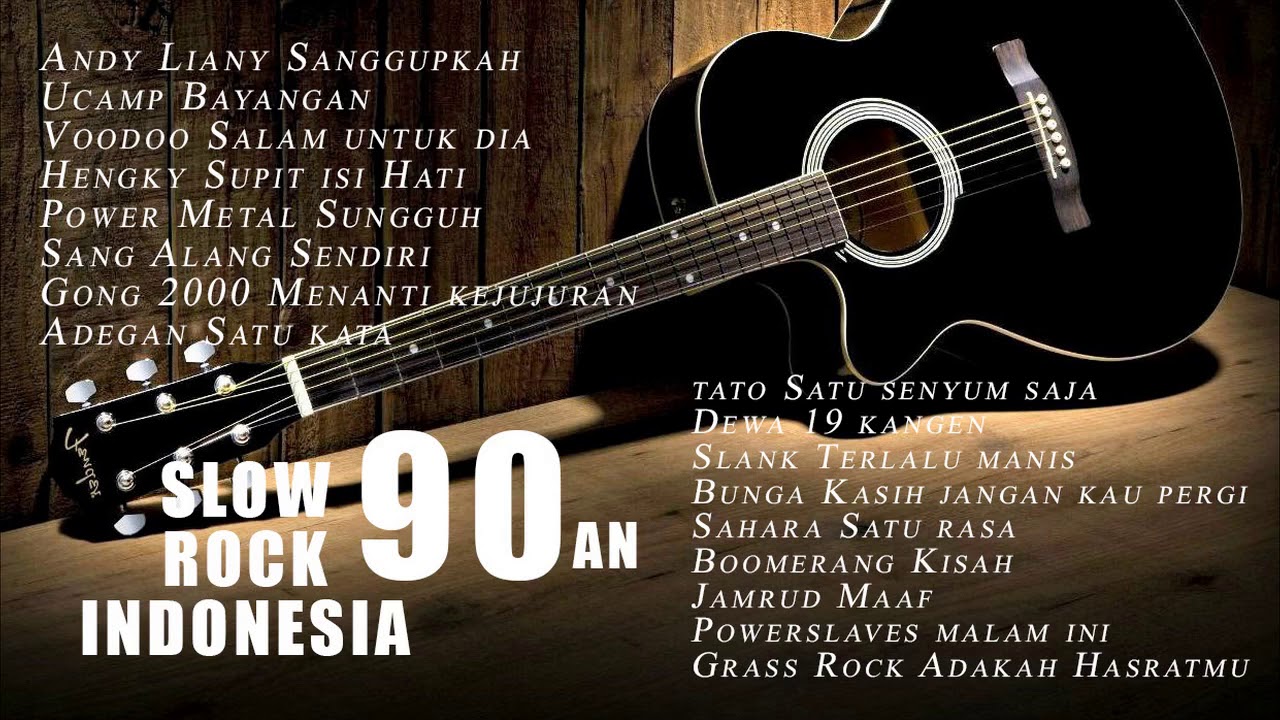 Lagu Nostalgia Slow Rock Indonesia Tahun 90an - YouTube