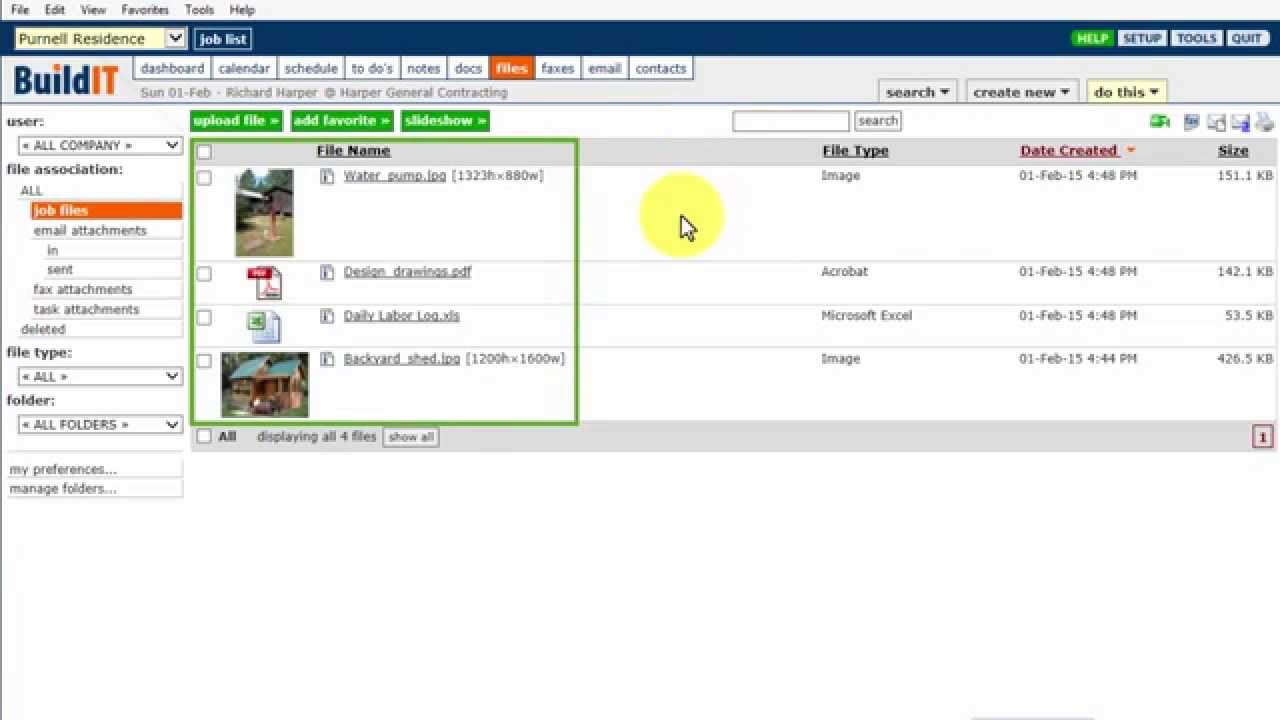 4.1 Upload a file in BuildIT construction scheduling software - YouTube