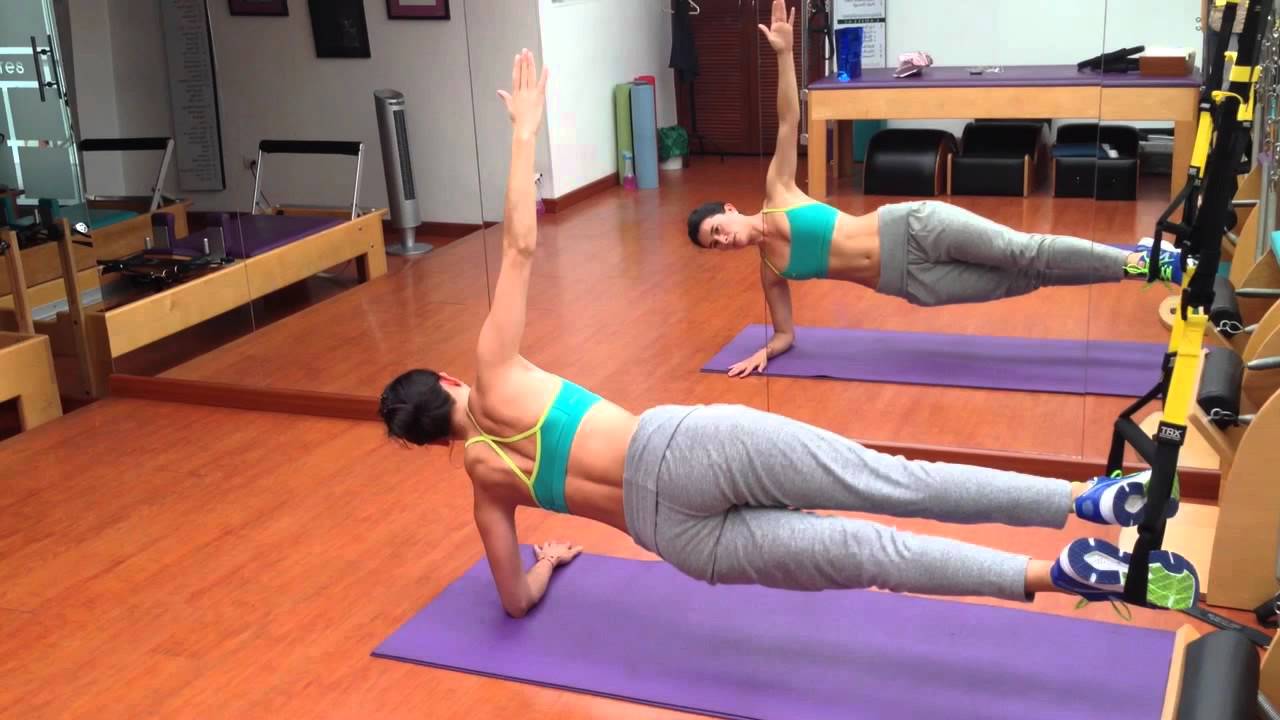 PLANCHA LATERAL EN TRX - YouTube