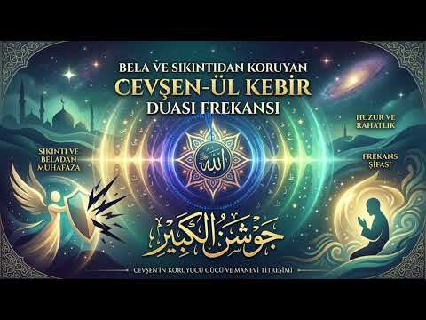 Bela ve Sıkıntıdan Koruyan Cevşen-ül Kebir Dua FREKANSI | 432 Hz Frekans & Arapça Zikir