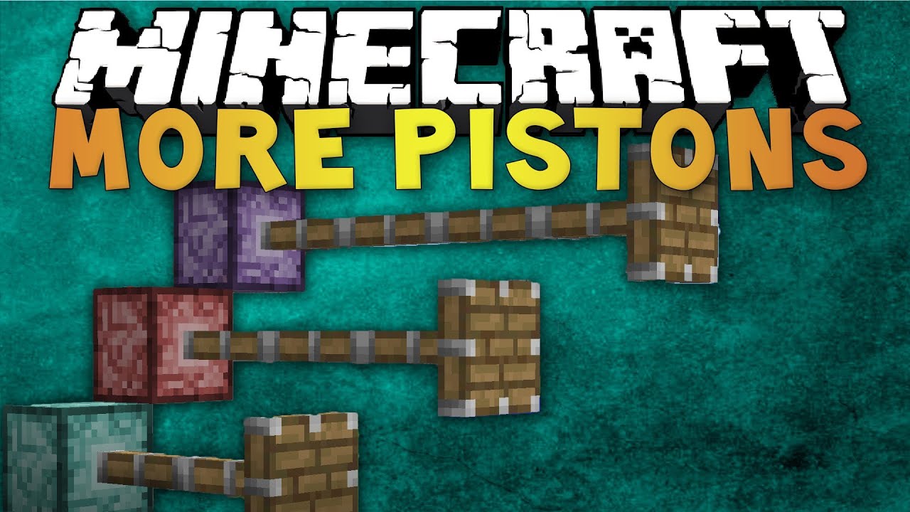 Minecraft - 1.4.7 - More Pistons - Mod Review - Super Pistons, Vierfach ...