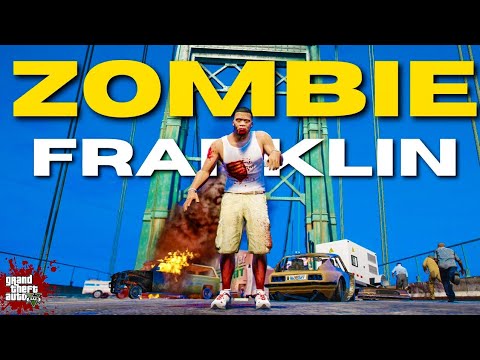 GTA 5 - Zombie Franklin Attacks Bridge in Los Santos - Zombie ...