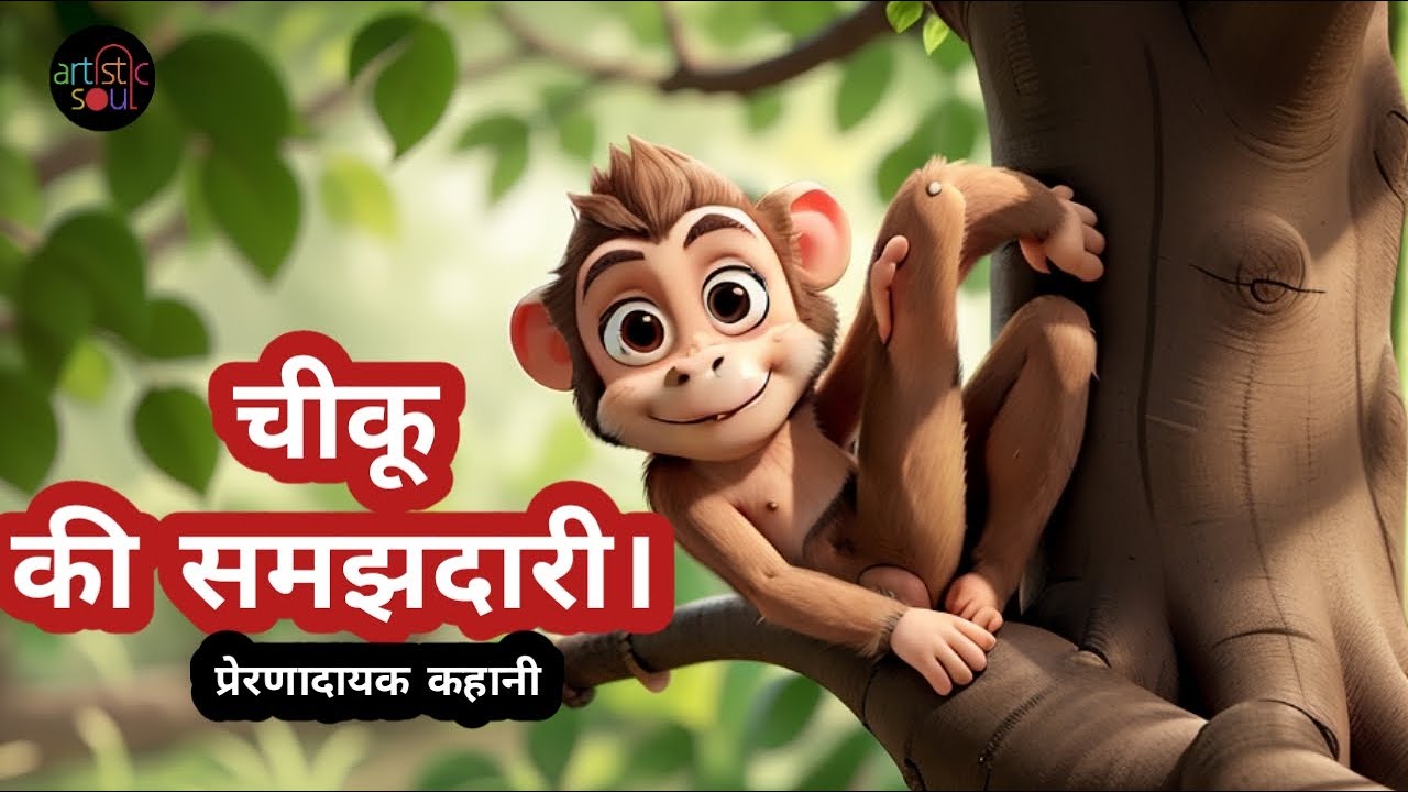 चीकू की समझदारी । हिंदी कहानी । Hindi Cartoon Motivational Short Movie ...