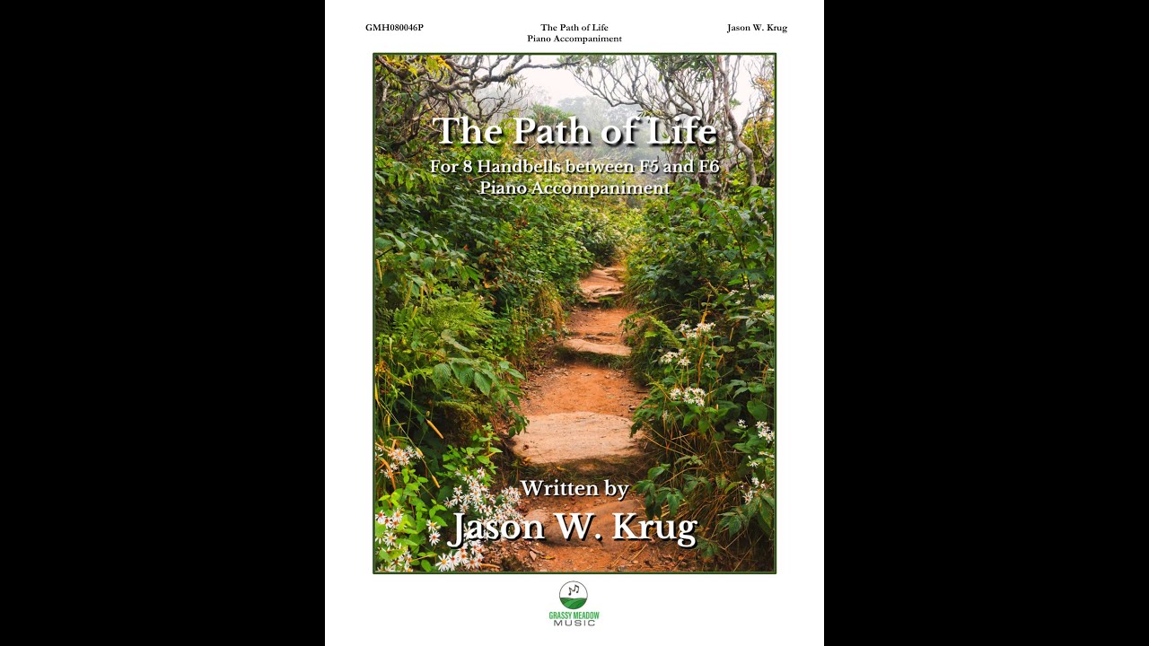 The Path of Life piano accompaniment to 8 handbell version - YouTube