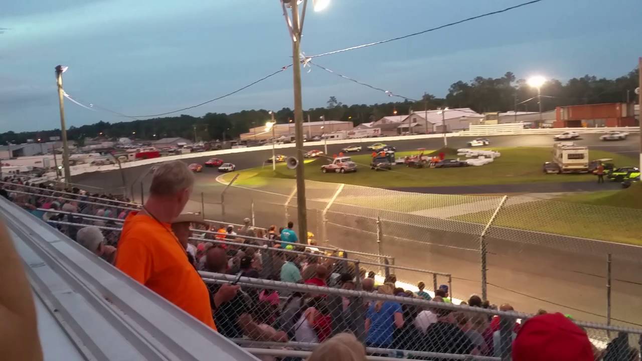 Citrus County Speedway Mini Stocks 7/30/2016 - YouTube