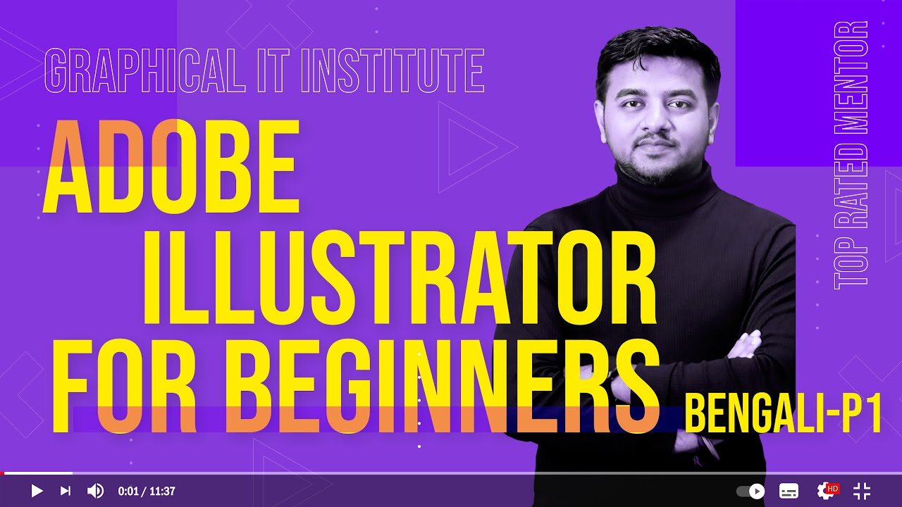 Adobe Illustrator for beginners | Part 1| Graphical IT Institute - YouTube