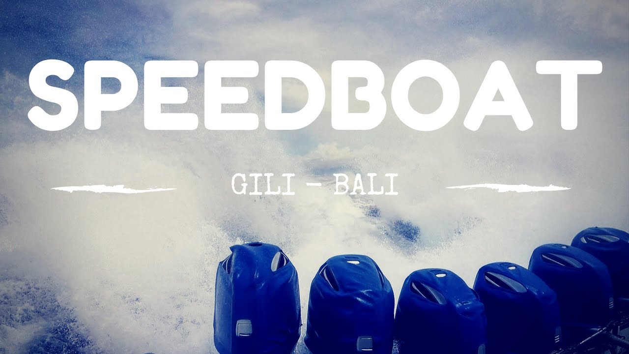 Bumpy Ride With Blue Water Express! Speedboat Gili To Bali! - YouTube