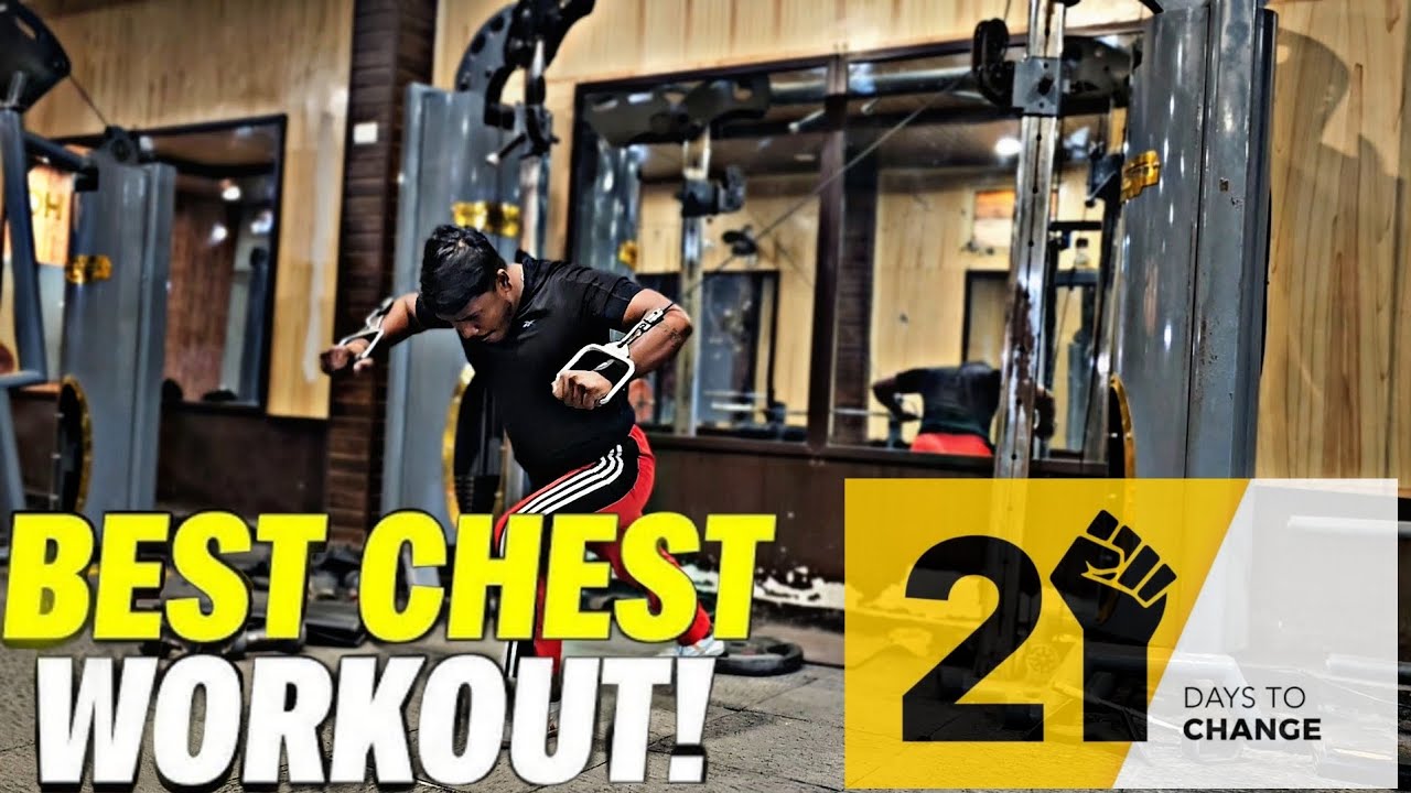 best chest workout video | Day 21 #motivation #foryou #shorts # ...