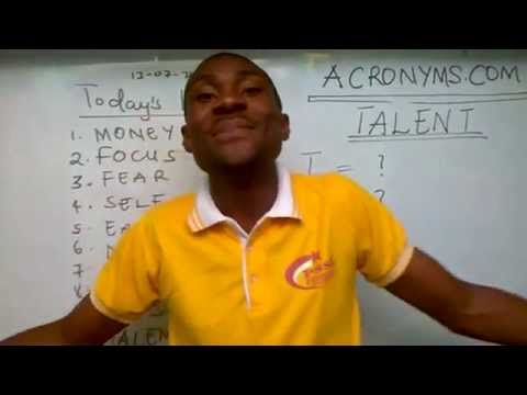 T.A.L.E.N.T (intro) - Motivational Acronyms - YouTube