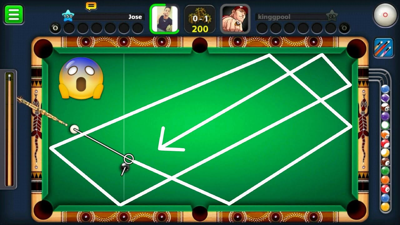 Unos tiros sumamente increibles... ( 8 ball pool ) soy jose rosario ...