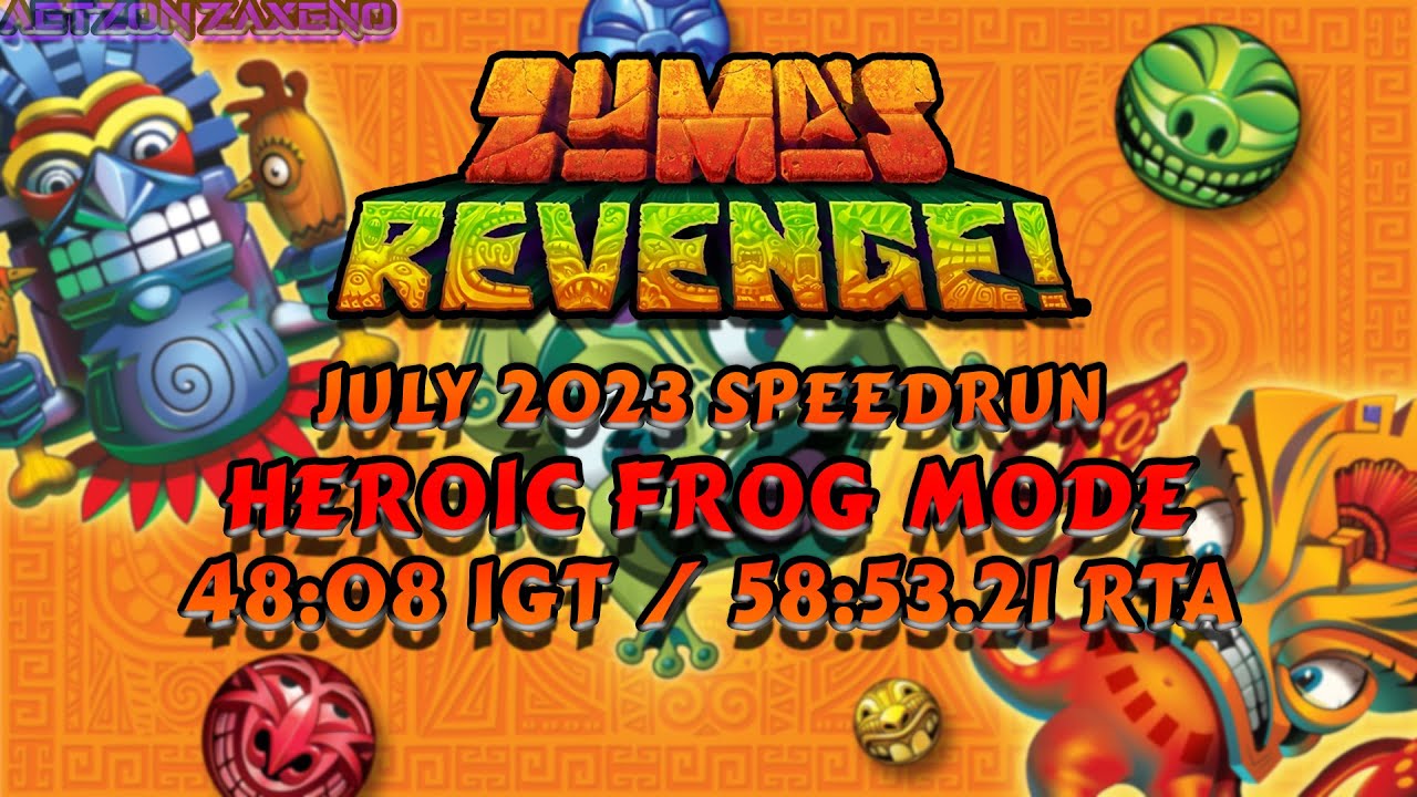 [48:08 IGT] Heroic Frog Mode | Zuma's Revenge! | July 2023 Speedrun ...