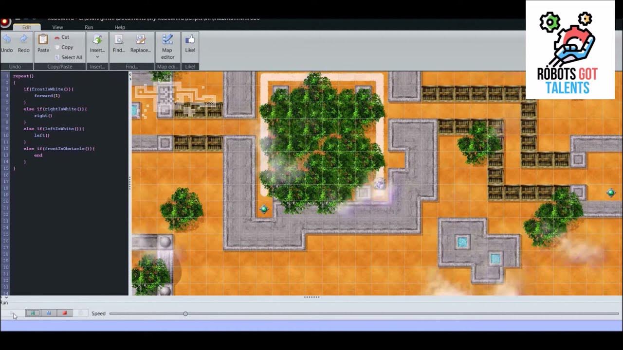 Robots Got Talents RoboMind Coding EX4 - YouTube