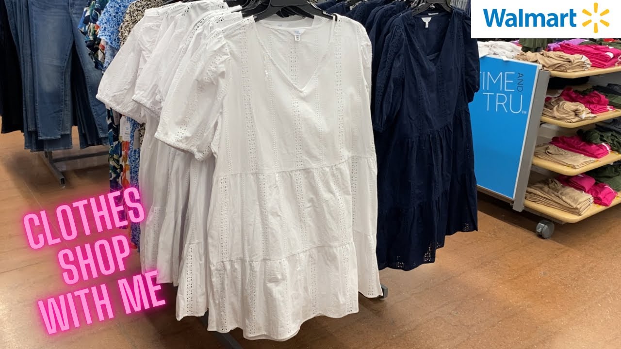 WALMART WOMEN’S CLOTHES SHOP WITH ME 👗 WALMART SPRING CLOTHES 👚 WALMART ...