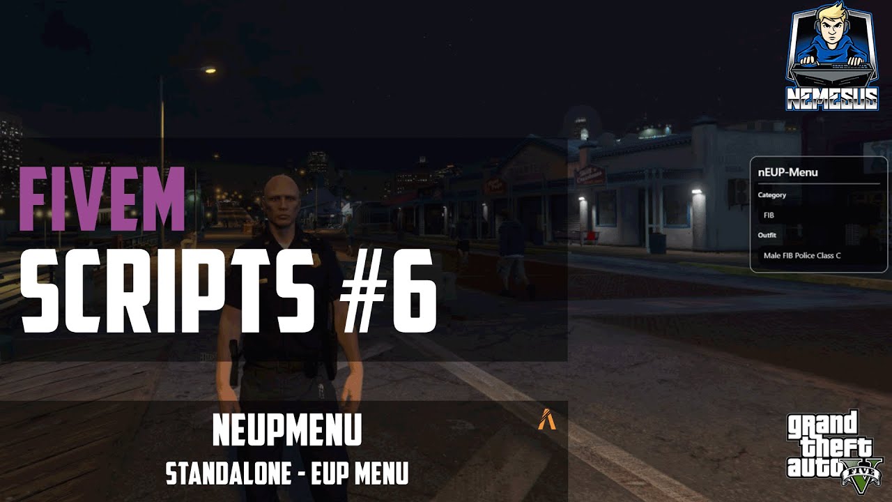 FiveM Scripts #6 - nEUPMenu - Standalone EUP Menu [Roleplay] [GTA 5 ...